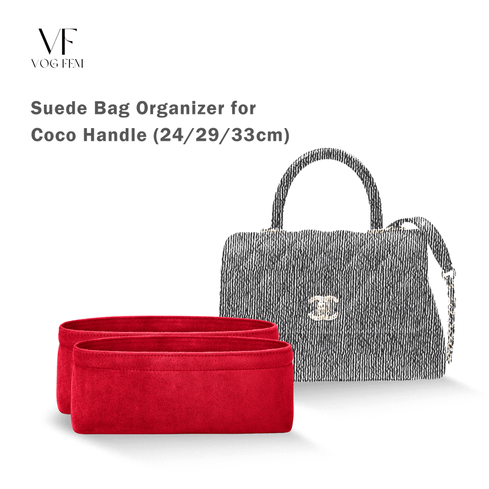 Suede Bag Organizer for Coco Handle | Luxury Custom Fit